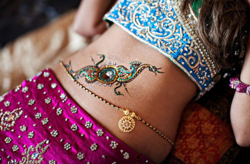 Beautiful Belly Henna Designs - Yabibo